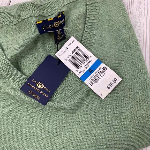 Club Room | Sweaters | Club Room Vneck Lightweight Sweater Cashmere ...